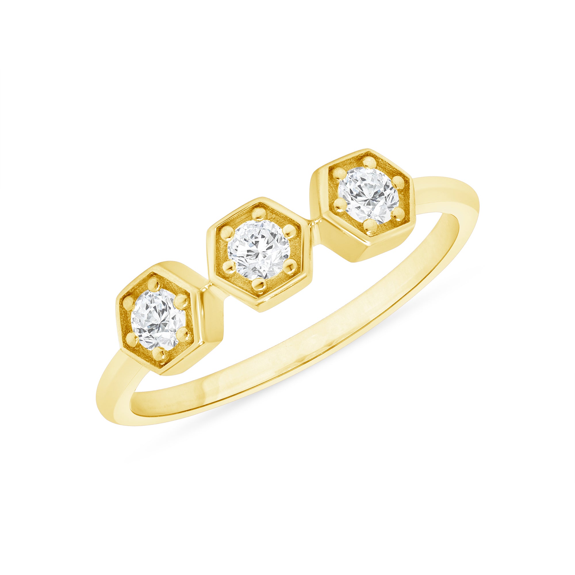 TRIPLE DIAMOND BOLT RING – RONHAMI